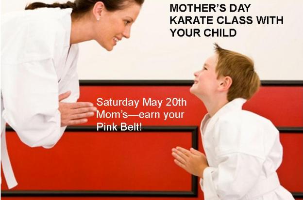 Mother's Day Karate Class with Your Child - Martial Arts America ...